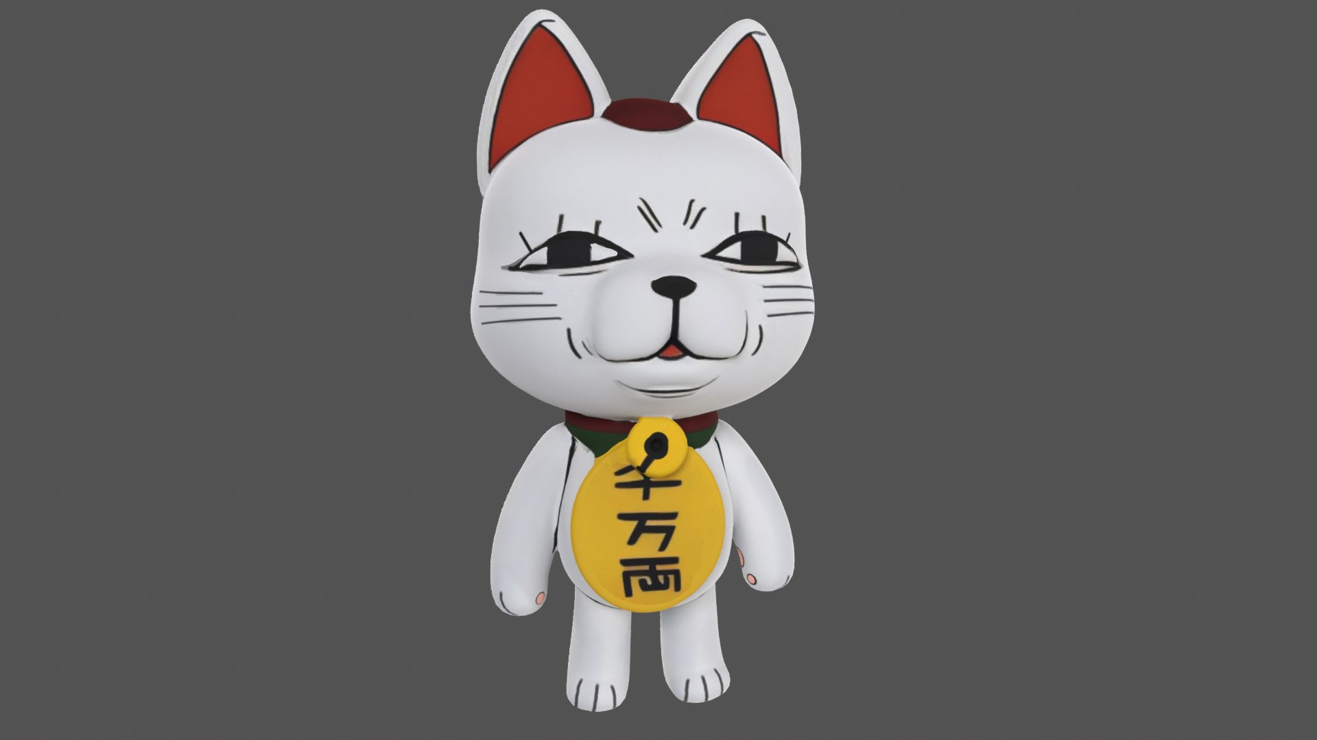 3D Model Turbo Granny Dandadan Cat - TurboSquid 2309765