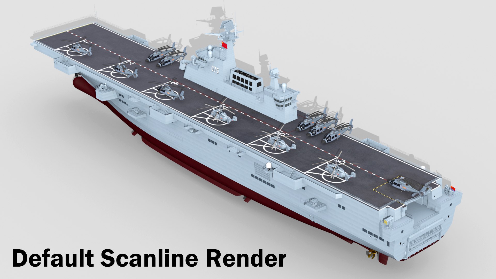 Chinese Navy Type 075 Model - TurboSquid 1504155