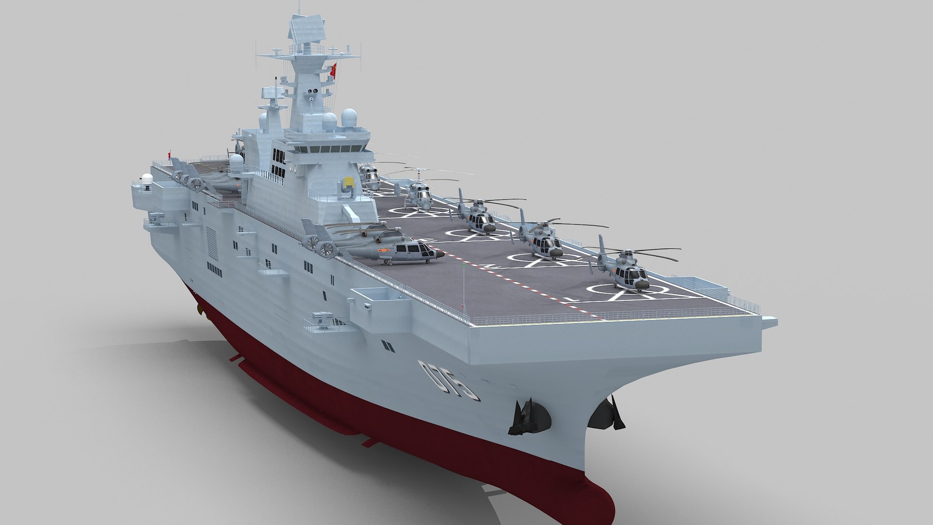 Chinese Navy Type 075 Model - TurboSquid 1504155