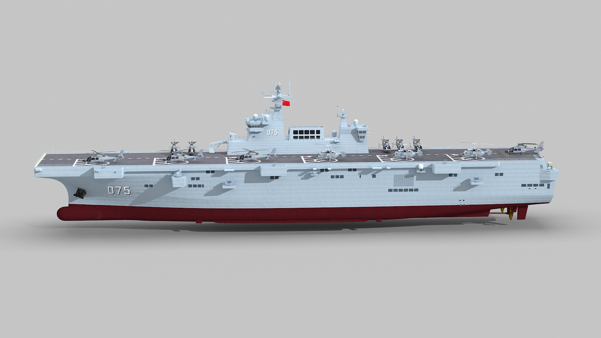 Chinese navy type 075 model - TurboSquid 1504155