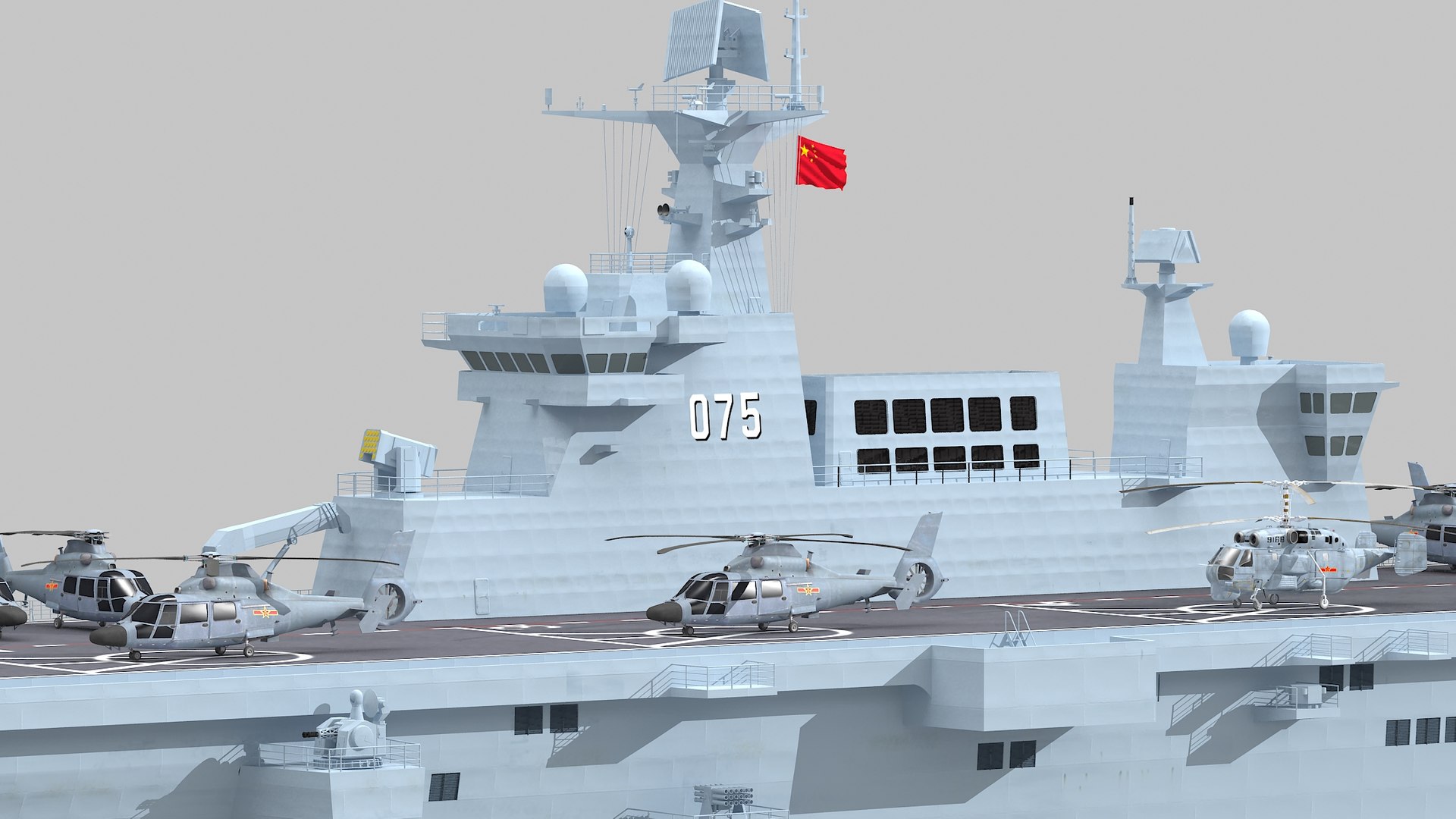Chinese Navy Type 075 Model - TurboSquid 1504155