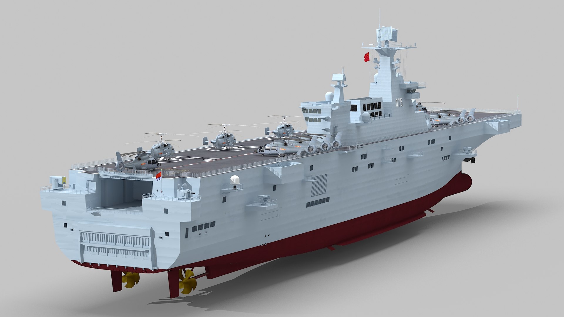 Chinese Navy Type 075 Model - TurboSquid 1504155