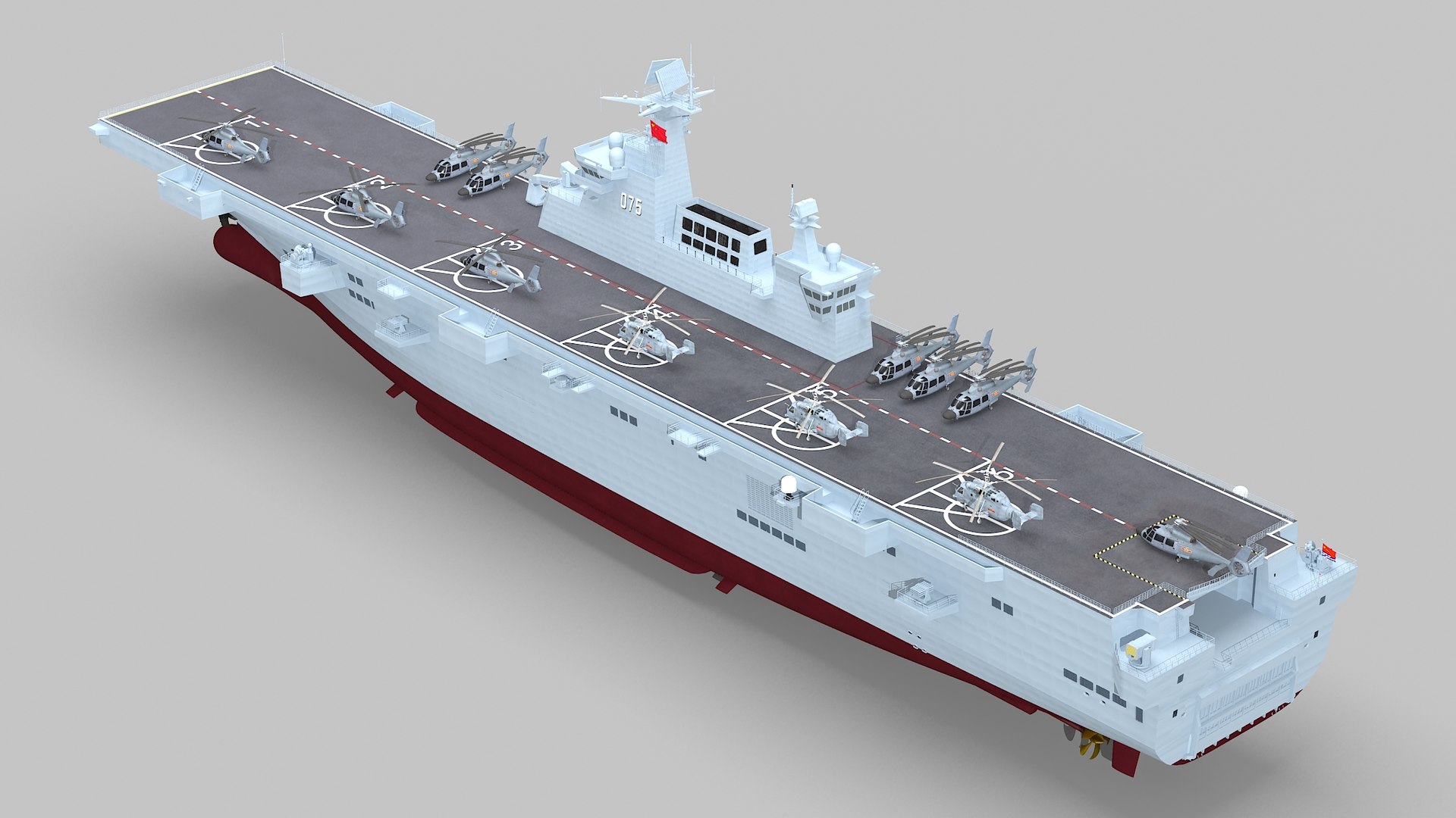 Chinese Navy Type 075 Model - TurboSquid 1504155
