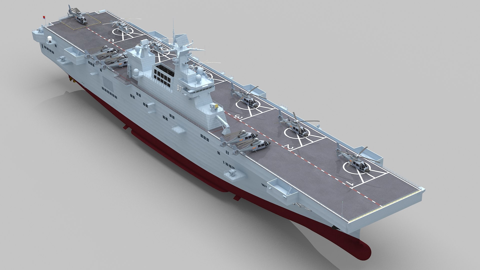 Chinese Navy Type 075 Model - TurboSquid 1504155