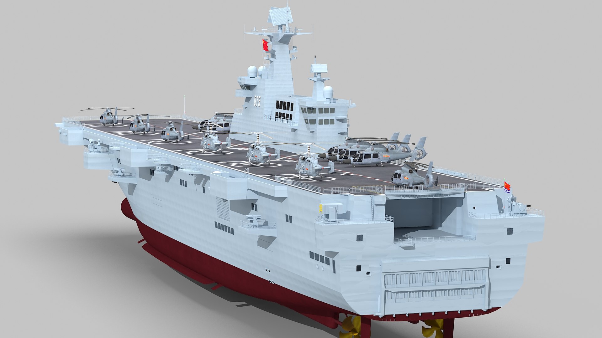 Chinese Navy Type 075 Model - TurboSquid 1504155