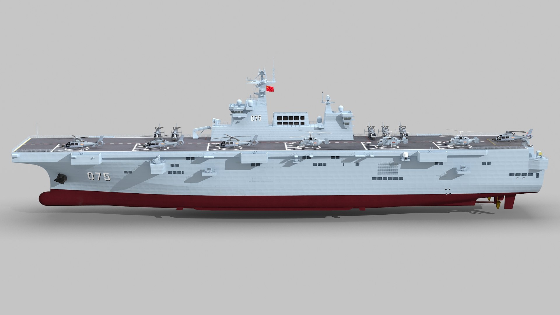 Chinese Navy Type 075 Model - TurboSquid 1504155