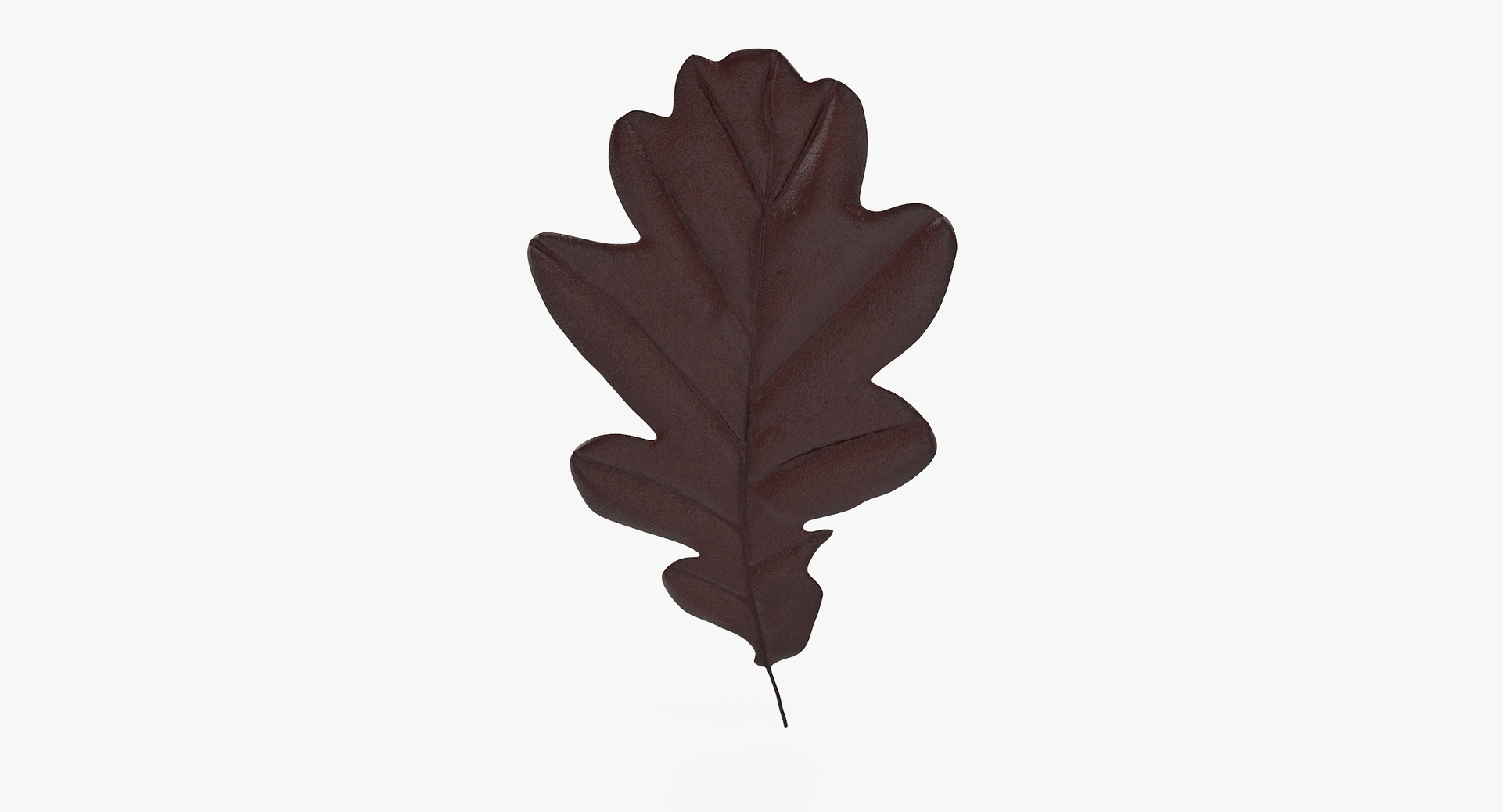 red oak leaf obj