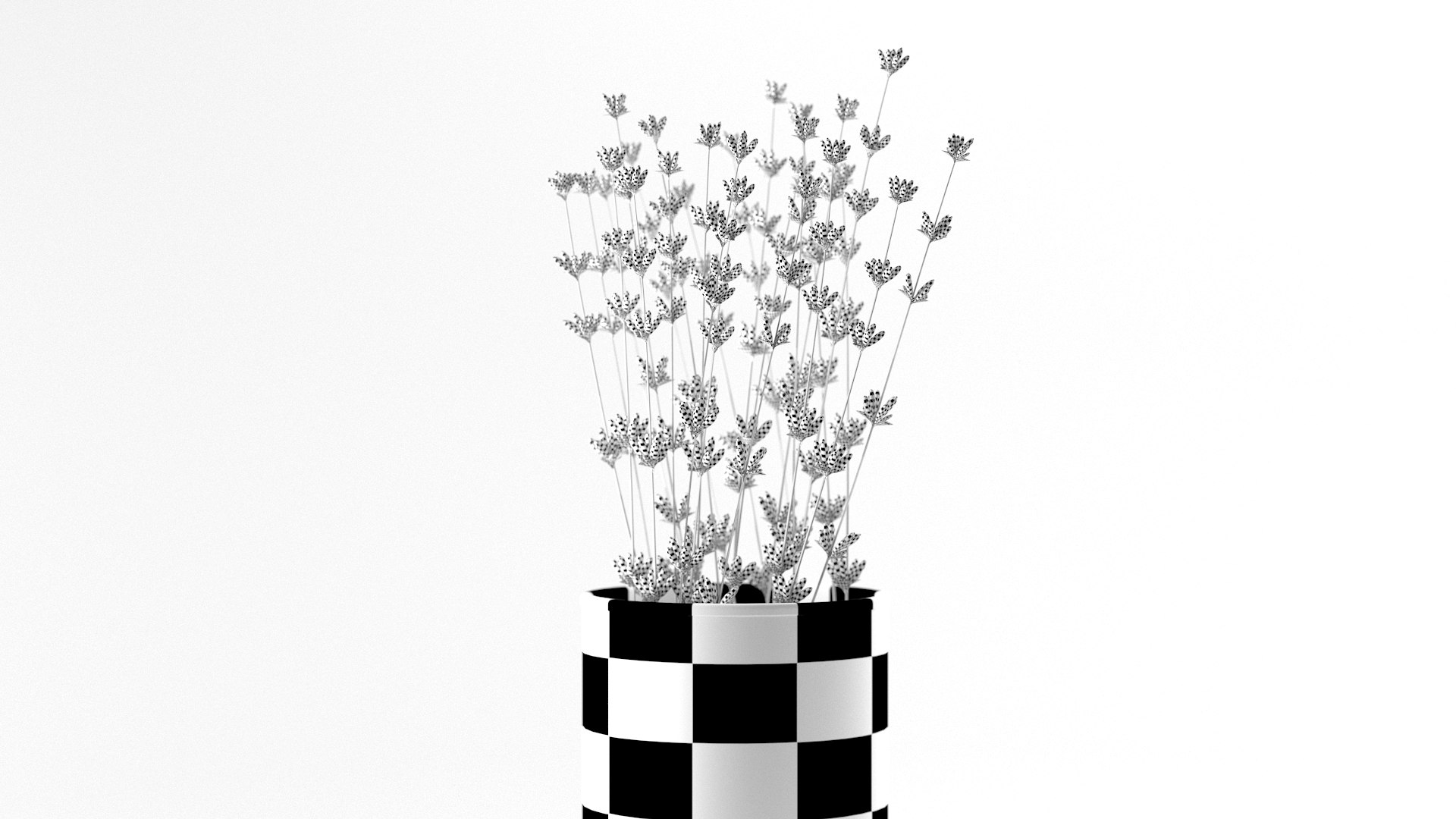 3D Model Lavender Bouquet - TurboSquid 2088653