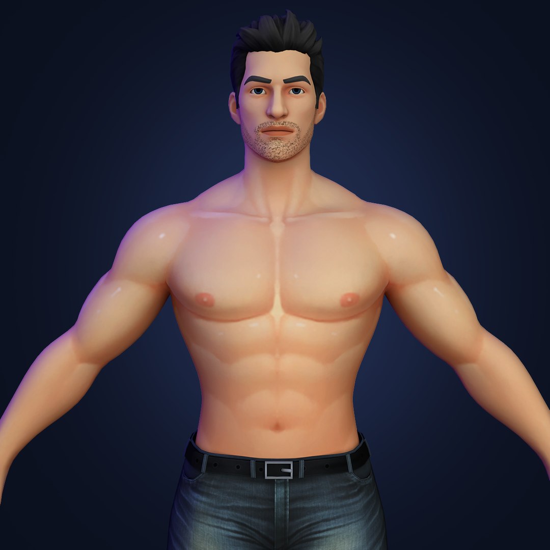 3D Man Model - TurboSquid 2152011