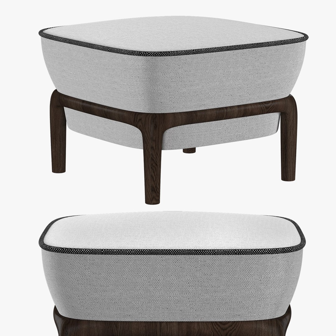 Durban Pouf 3D Model - TurboSquid 1938640