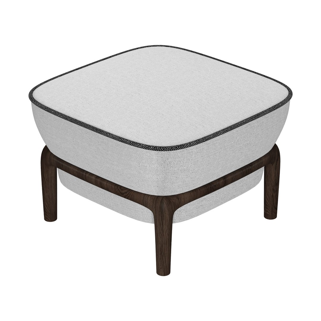 Durban Pouf 3D Model - TurboSquid 1938640