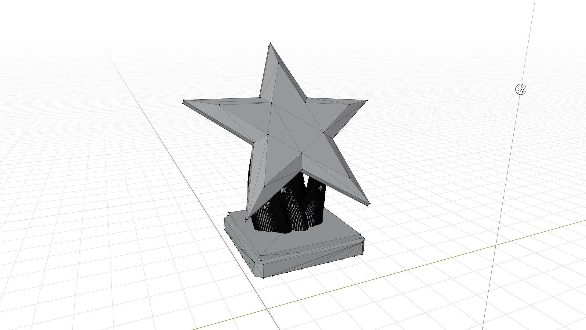 Concrete Star 3D Model - TurboSquid 1982139