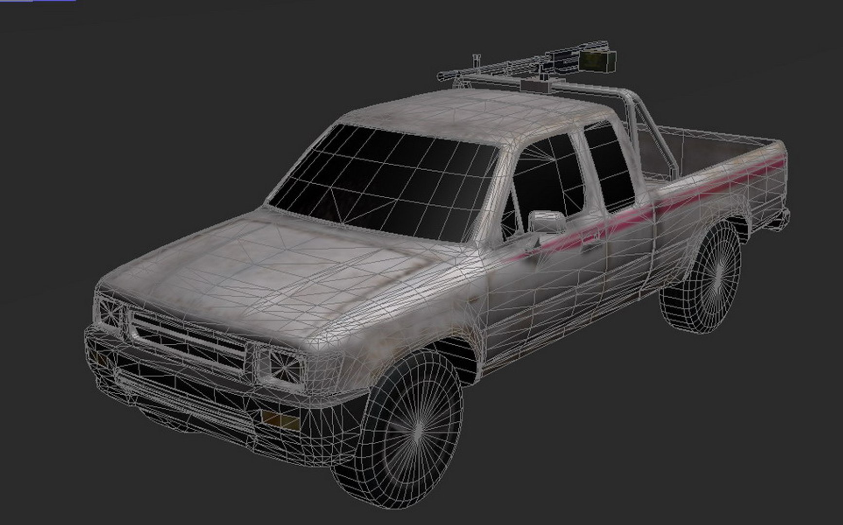 Free Pickup Truck 3d Model