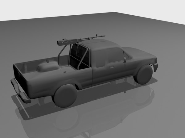 free pickup truck 3d model