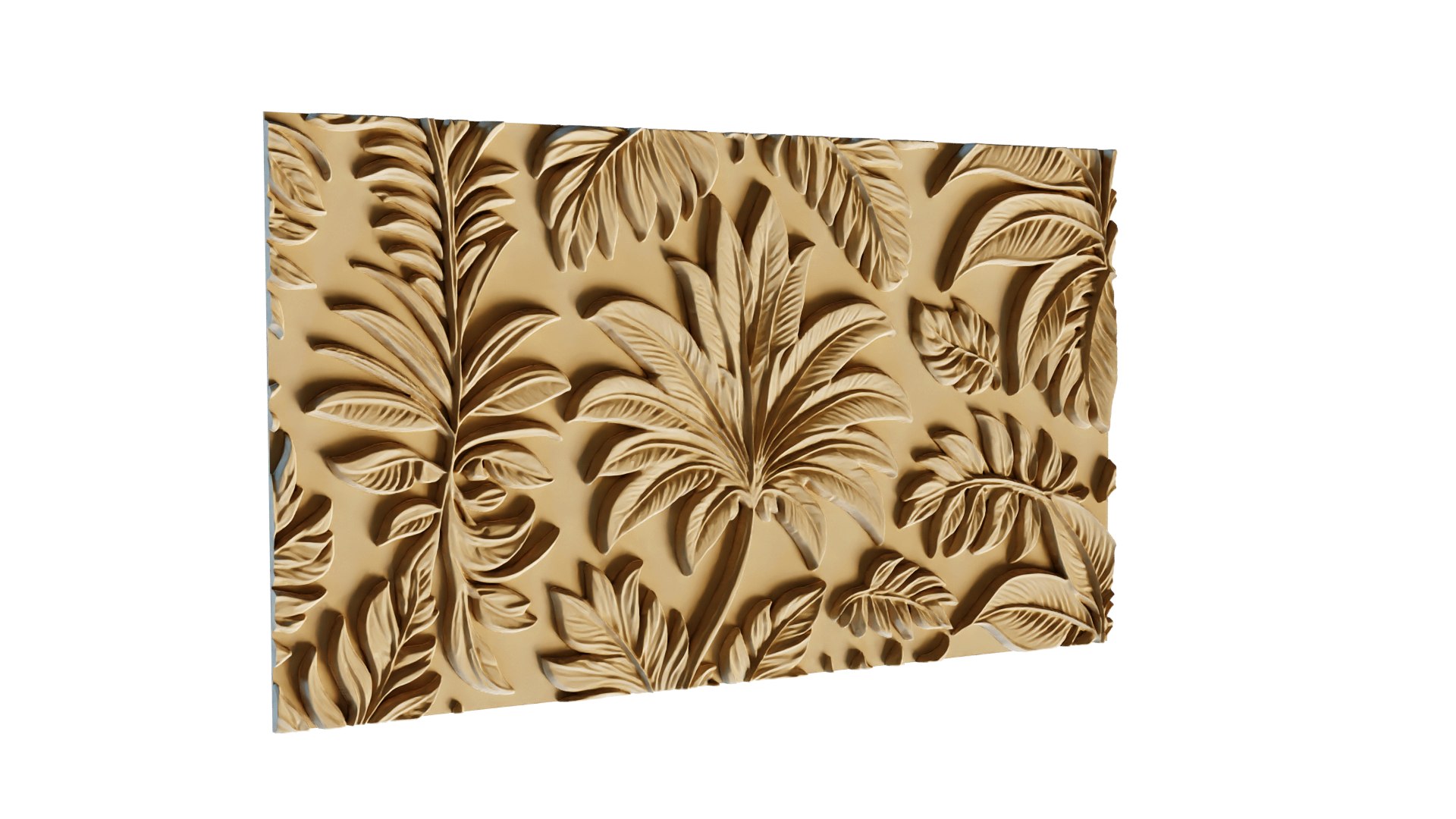 3D Model Mural Decor Set Wall Panel 08 - TurboSquid 2180840