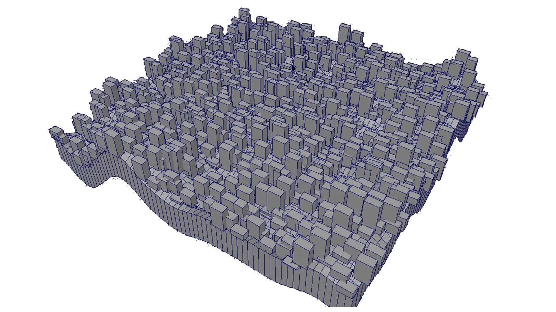 Basic City Model 3D Model - TurboSquid 1746347