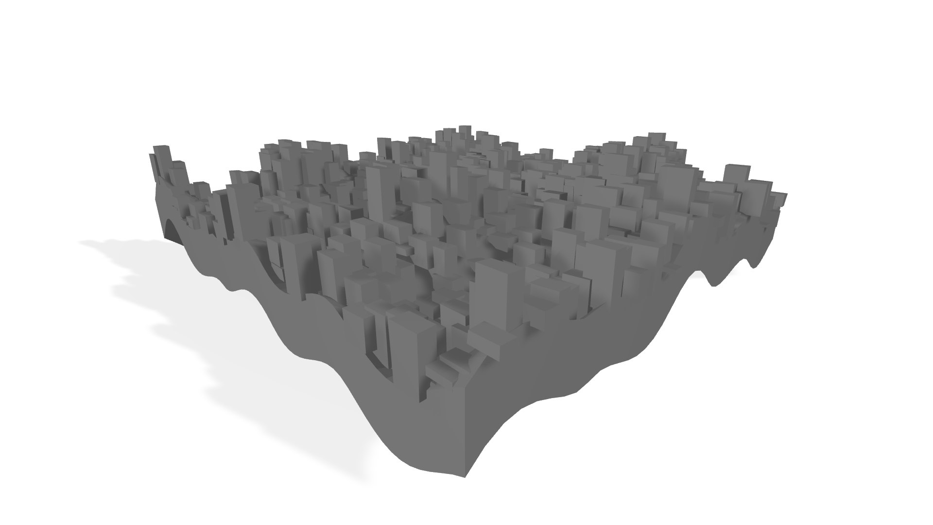 Basic City Model 3D Model - TurboSquid 1746347