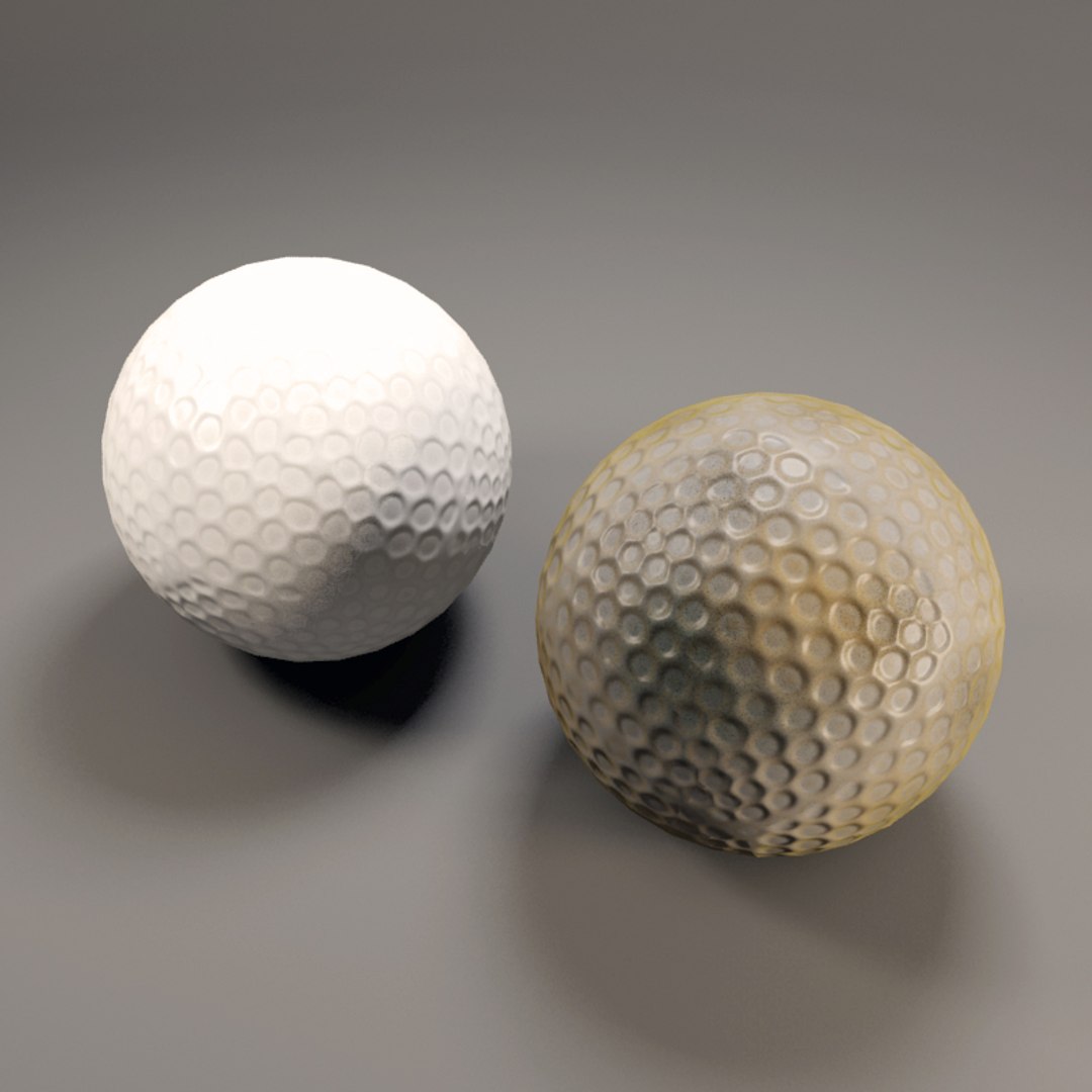 3d Model Of Golf Ball