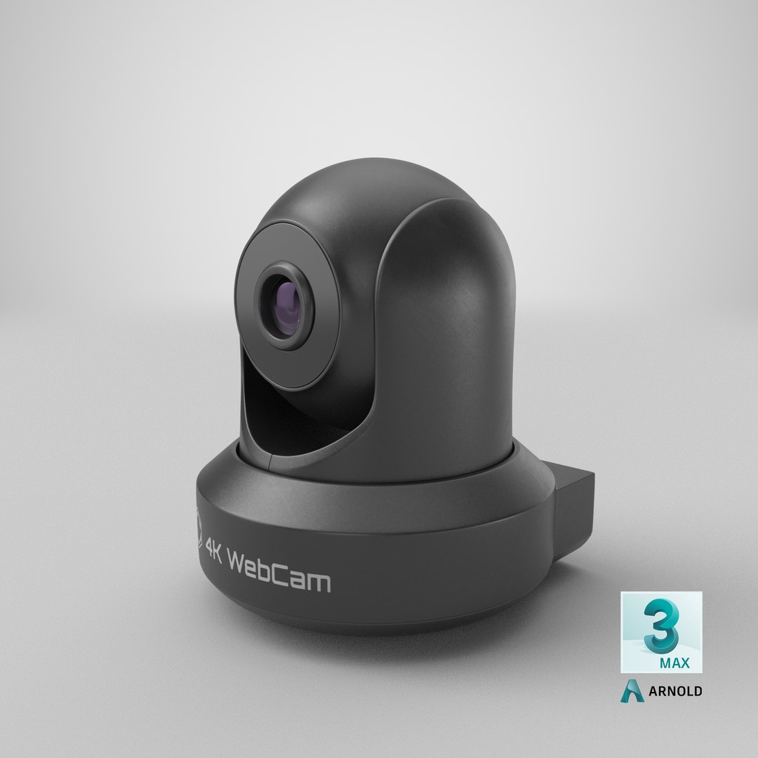 3D Web Camera 4 Black - TurboSquid 1897092