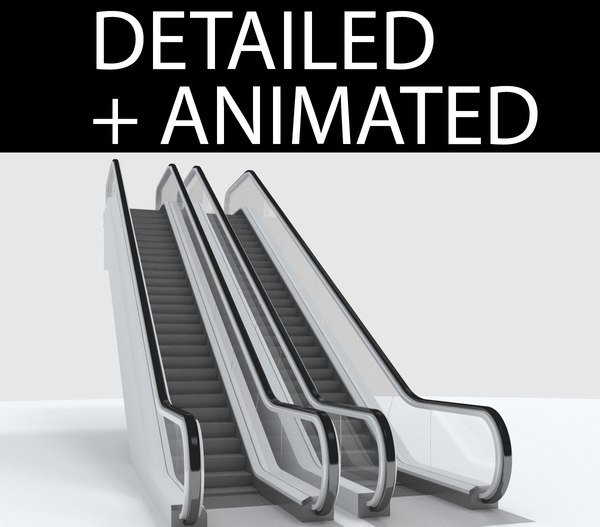 Animated Escalator 3D Models for Download | TurboSquid