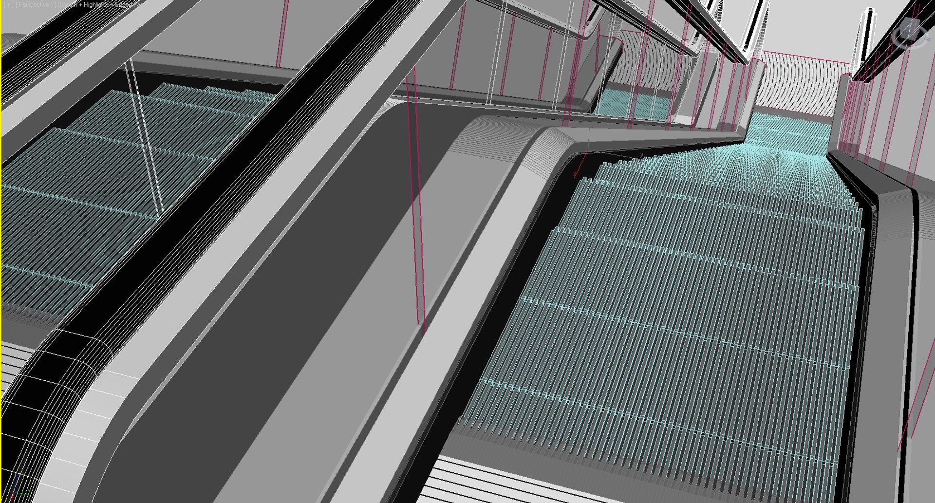 Escalator 3d 3ds