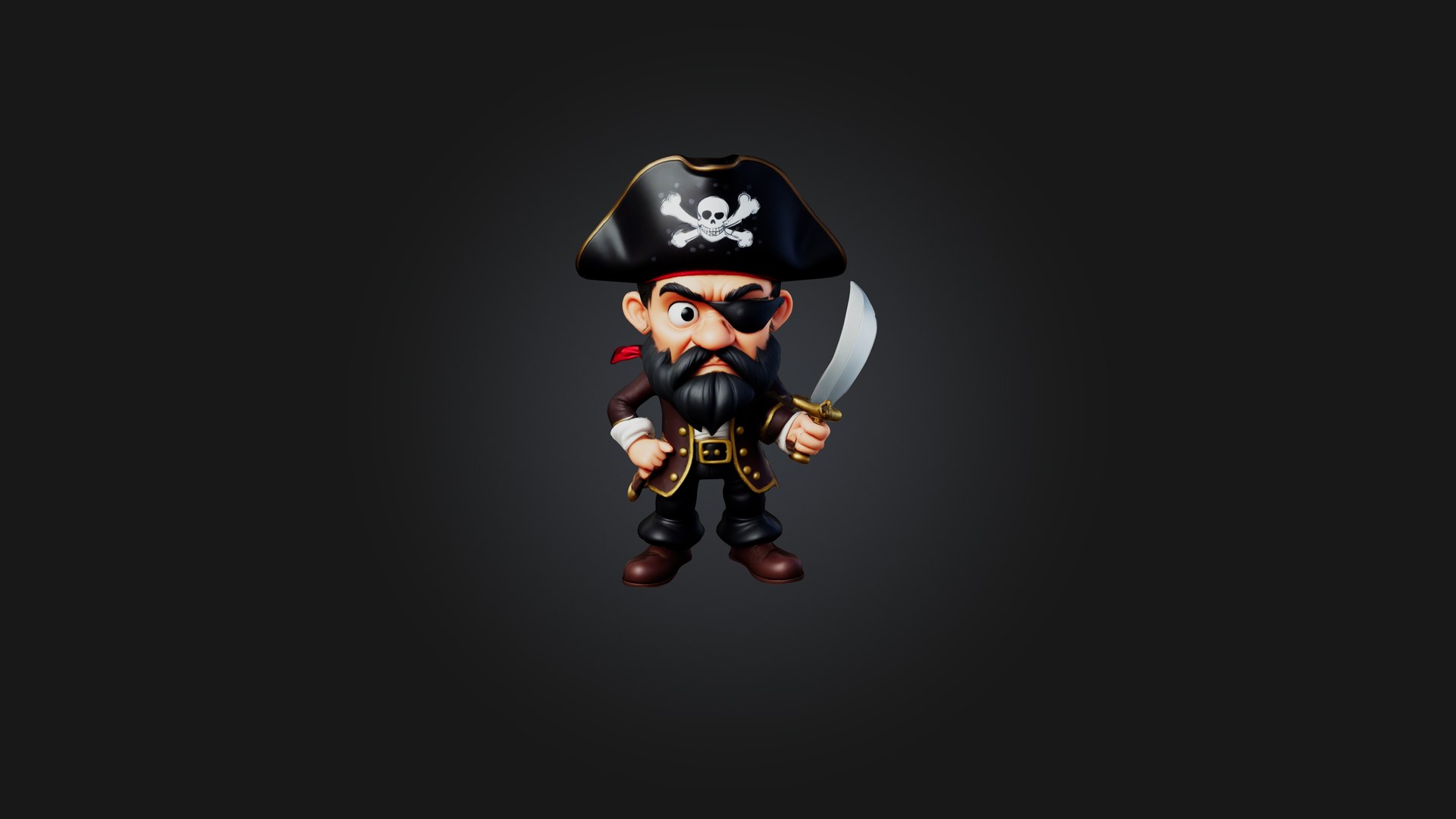 Cartoon Pirates 3D - TurboSquid 2291055