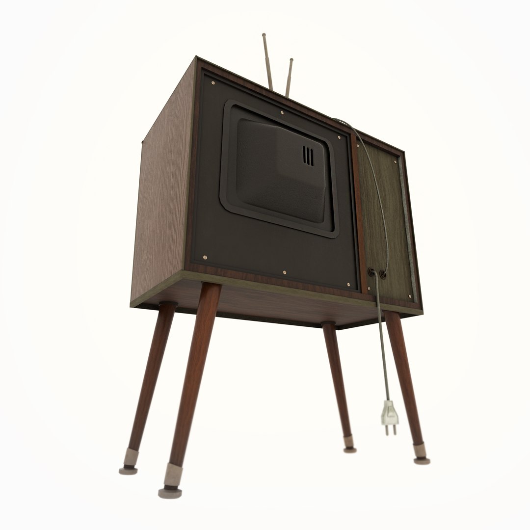 3D Retro TV From The Sixties - TurboSquid 2228094