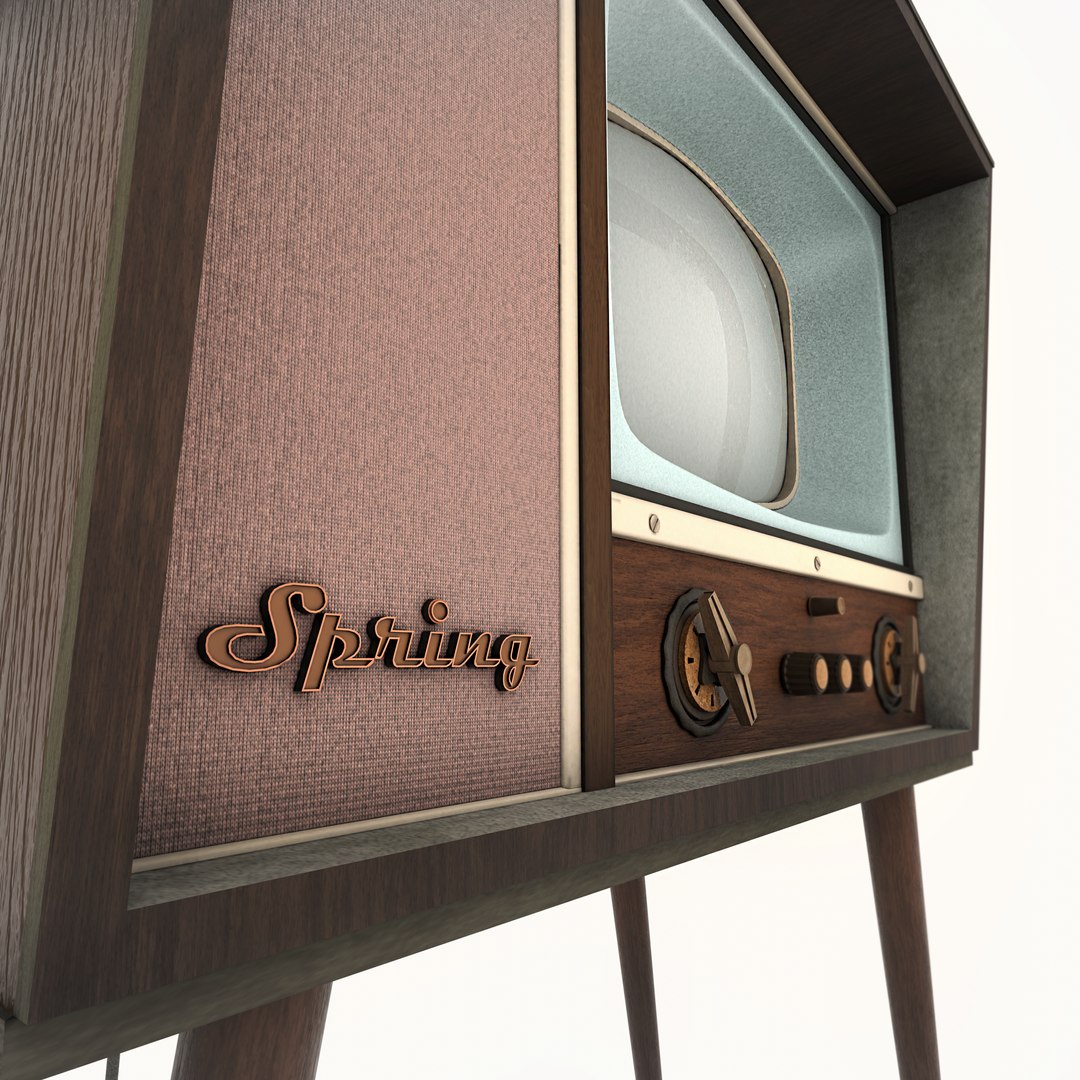 3D Retro TV From The Sixties - TurboSquid 2228094