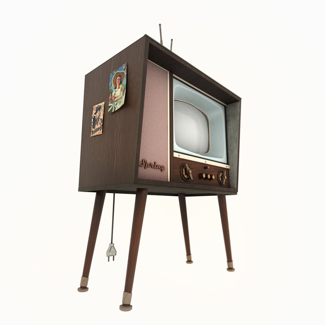 3D Retro TV From The Sixties - TurboSquid 2228094
