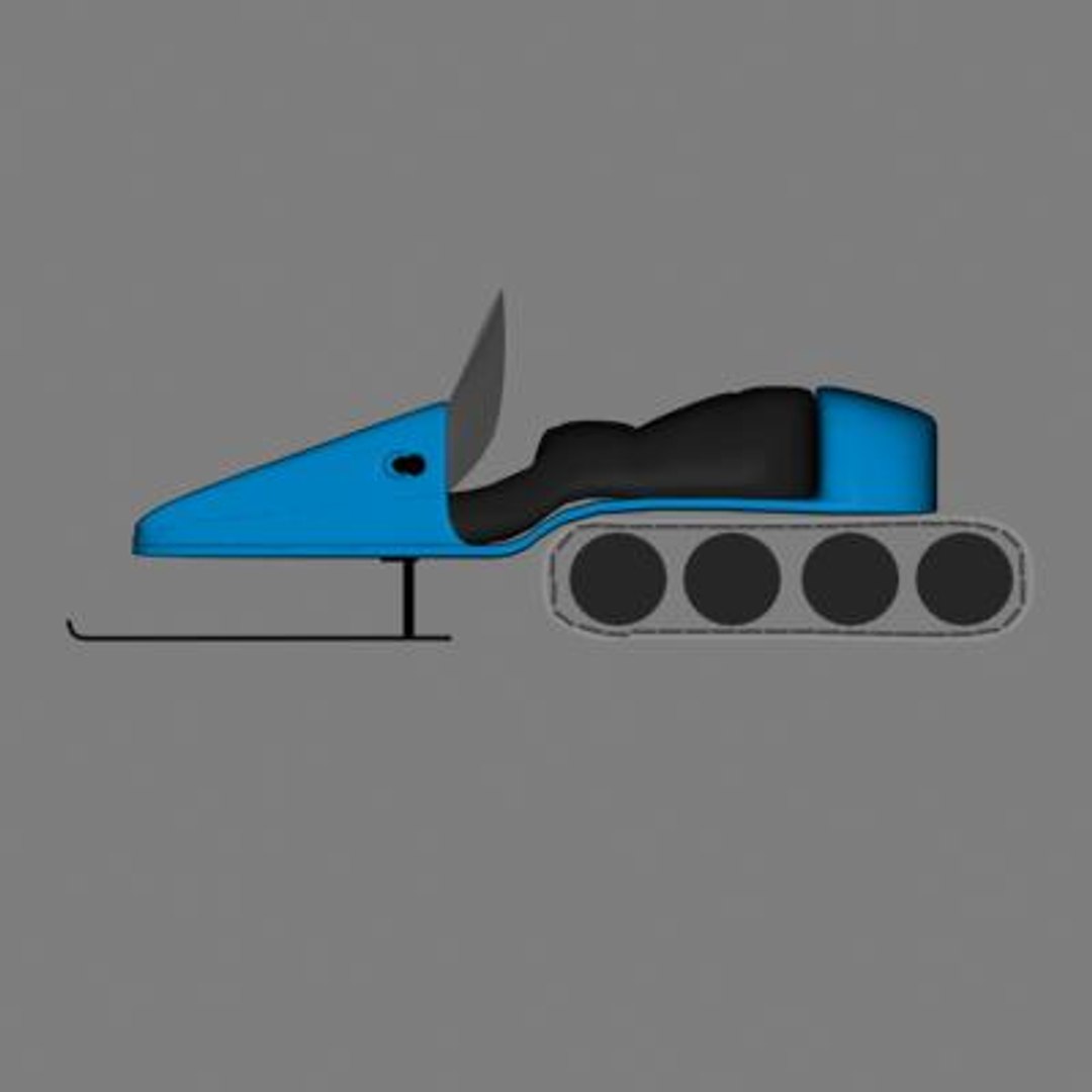 Snowmoblie 3d Model