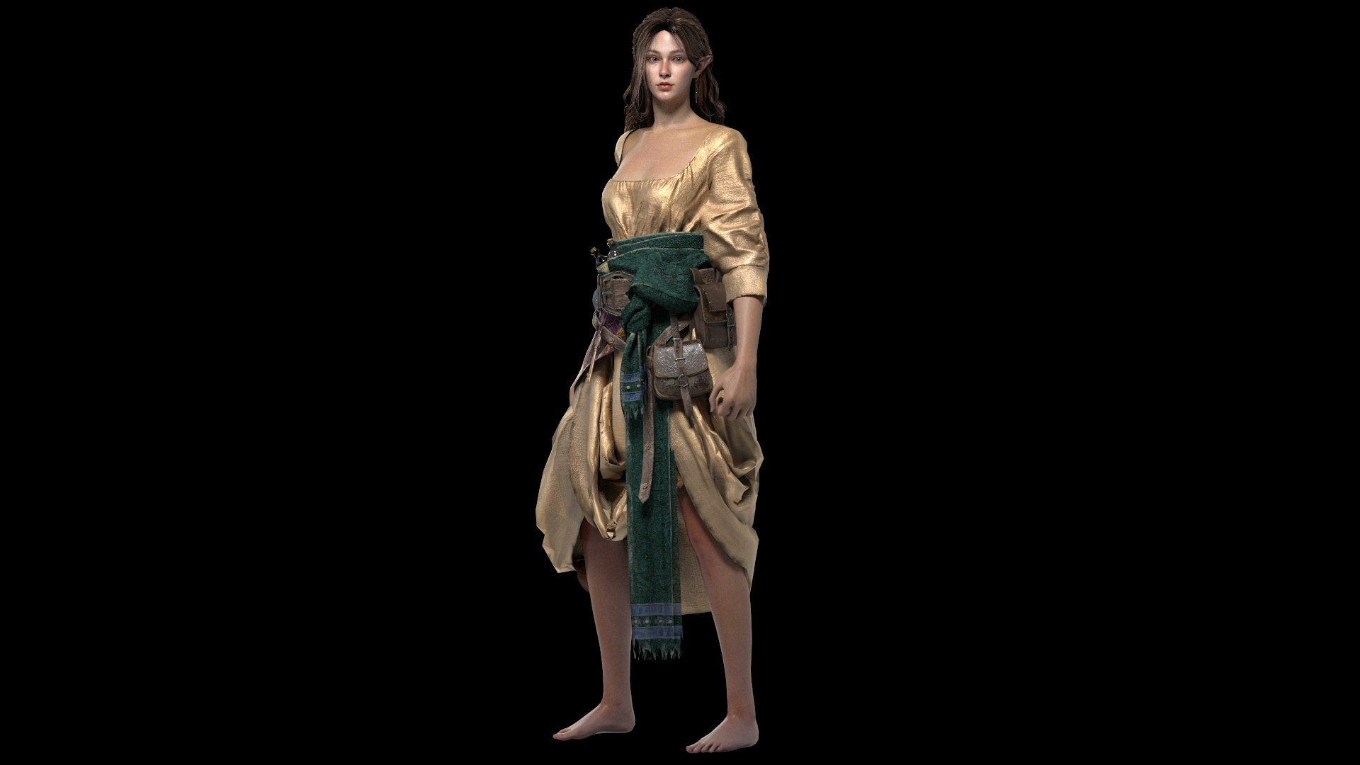 3D Merchant Realistic Female - TurboSquid 2146430
