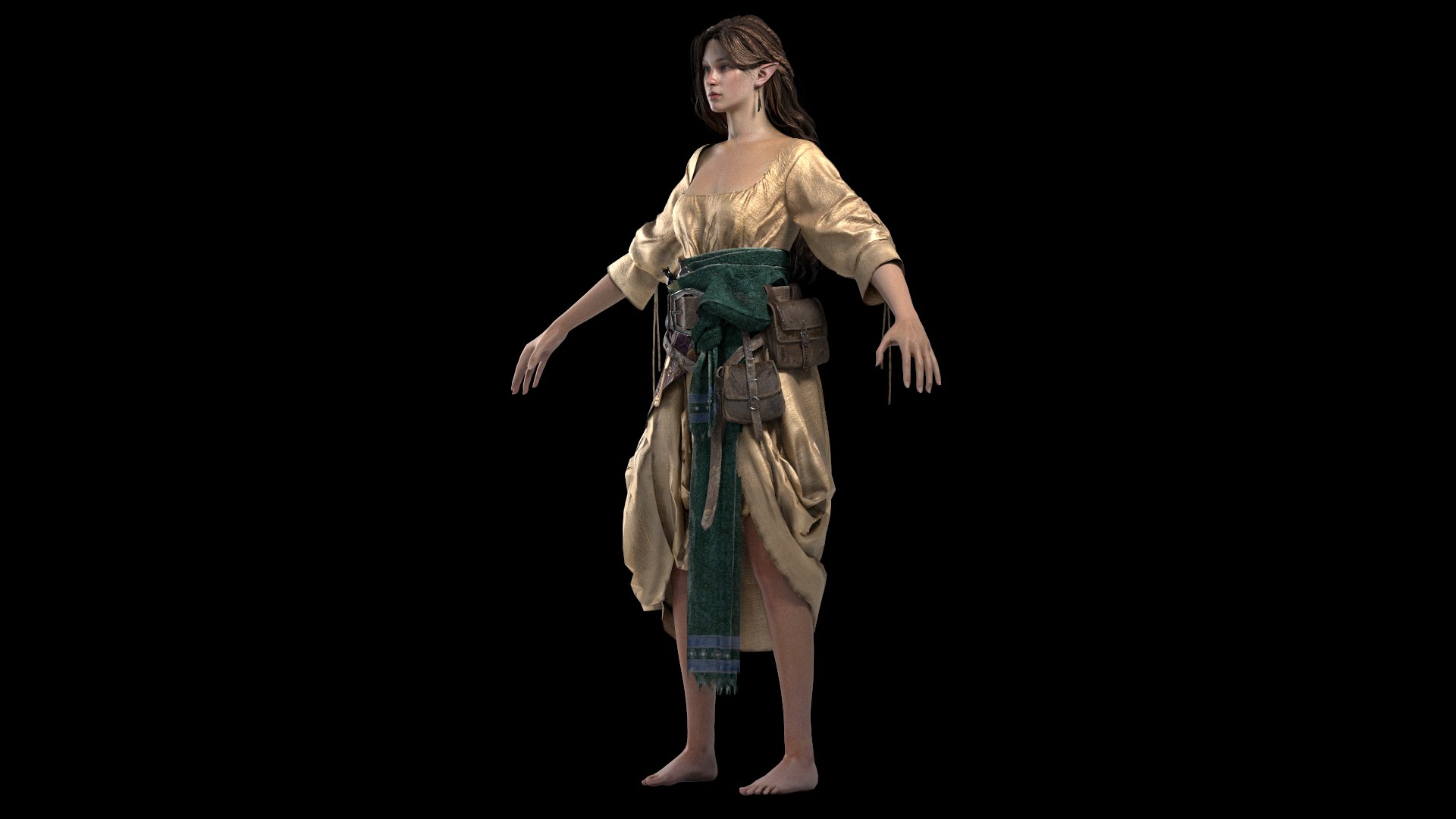 3D Merchant Realistic Female - TurboSquid 2146430
