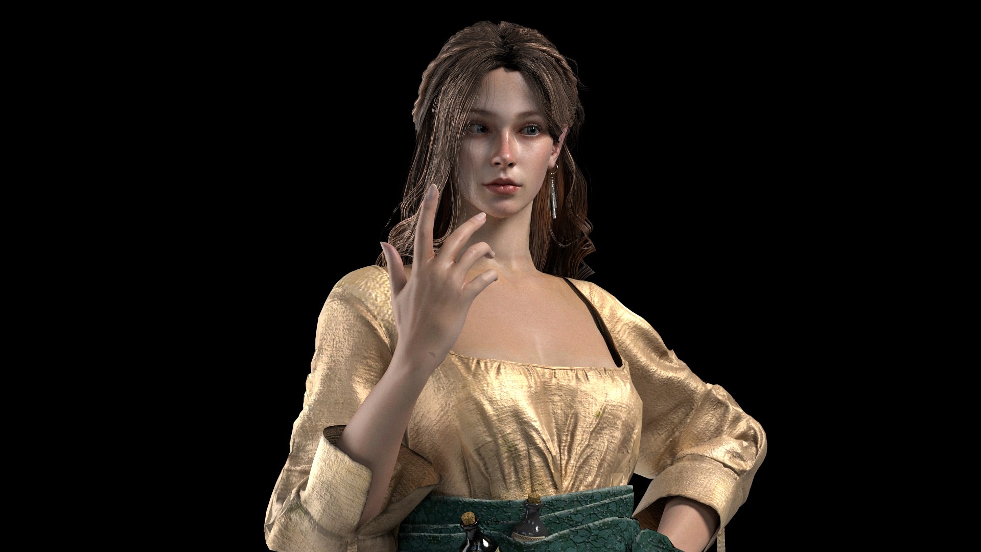 3D Merchant Realistic Female - TurboSquid 2146430