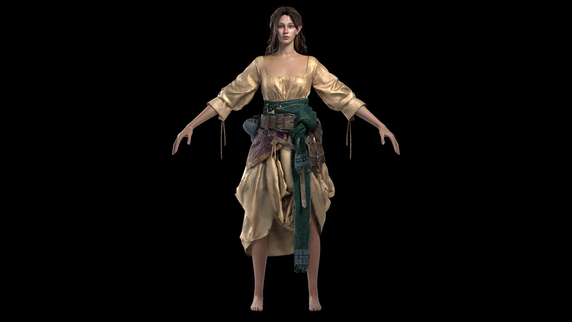3D Merchant Realistic Female - TurboSquid 2146430