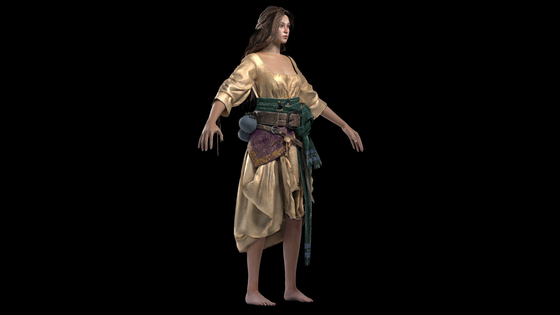 3D Merchant Realistic Female - TurboSquid 2146430
