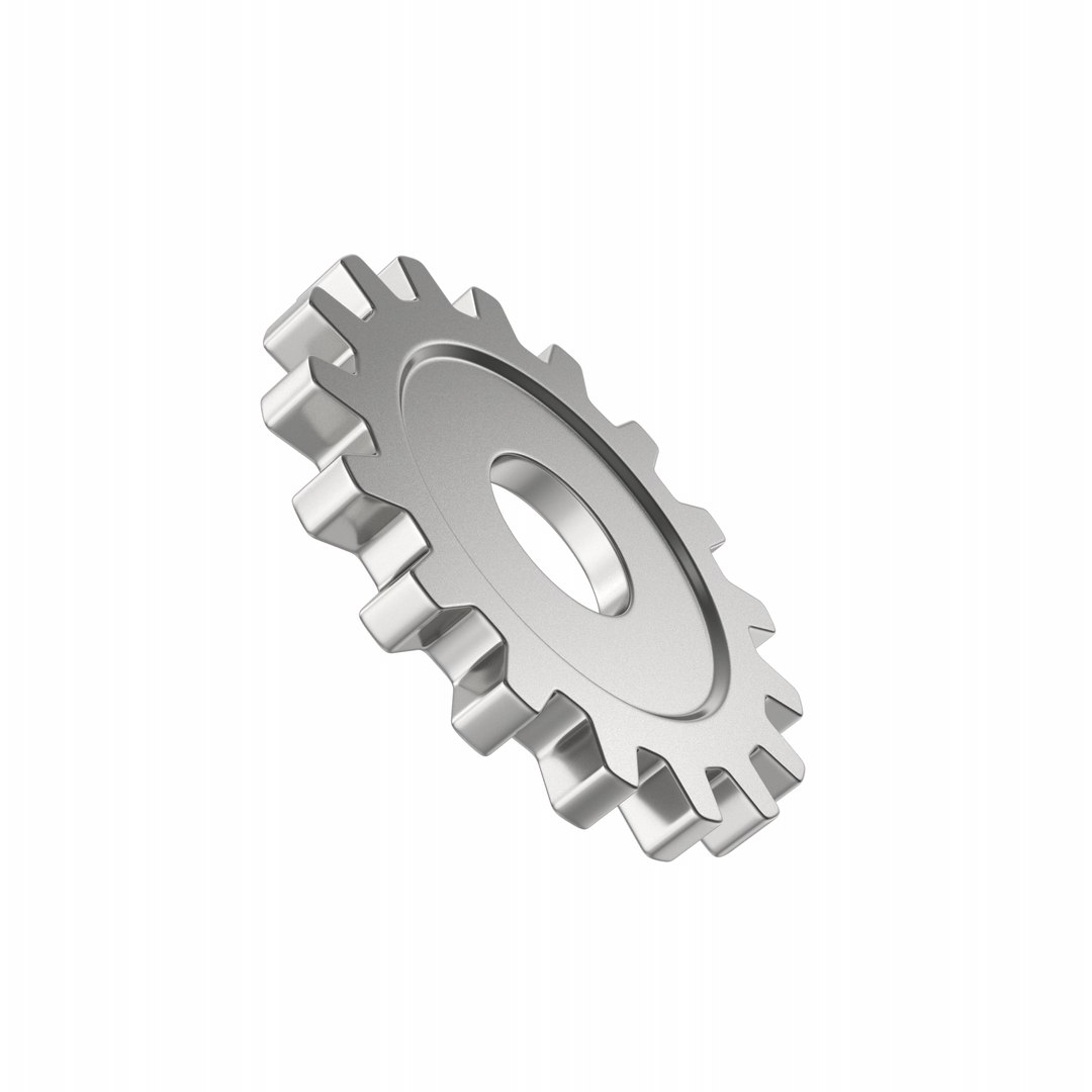 Silver Gear 3D - TurboSquid 1959103