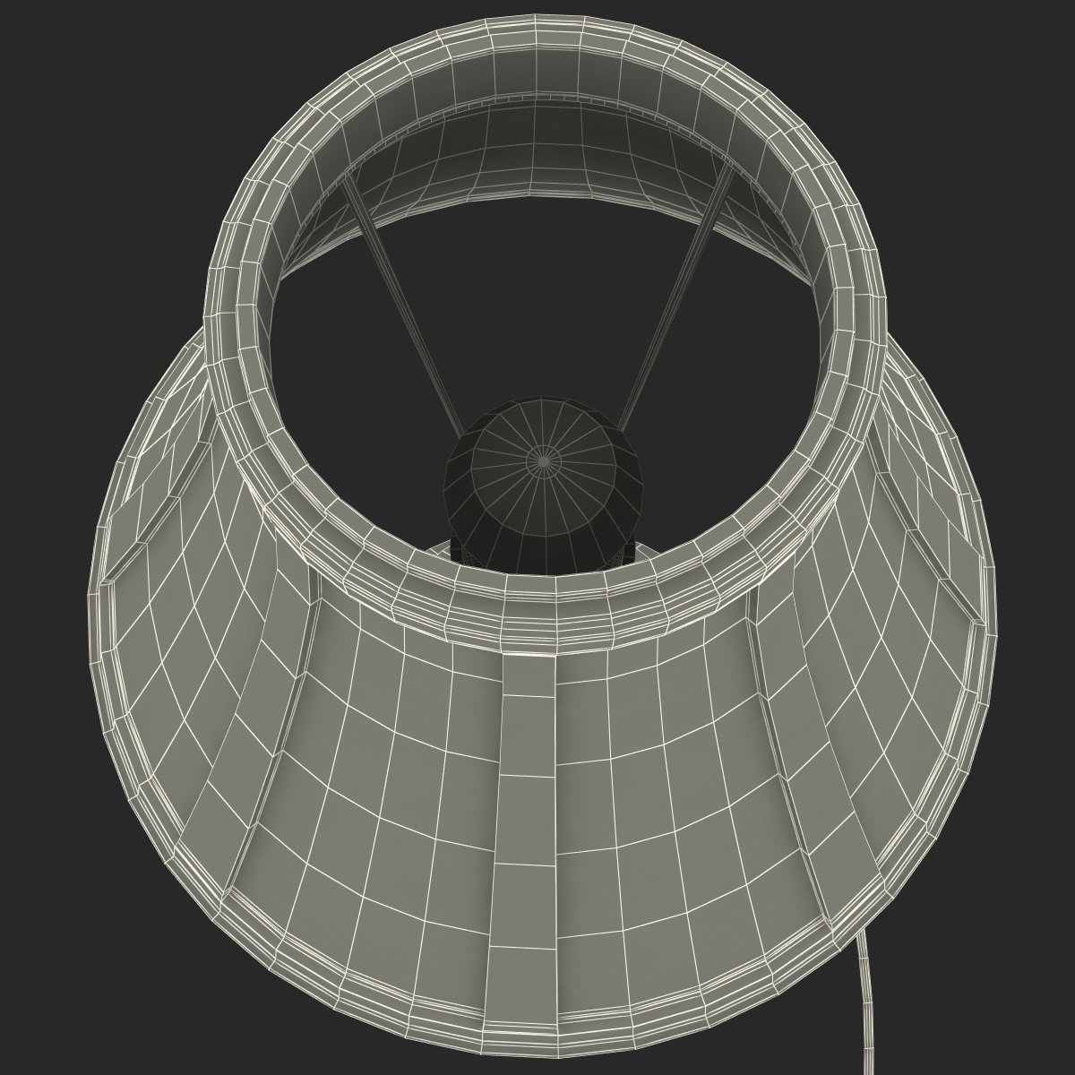 crystal accent table lamp 3d 3ds