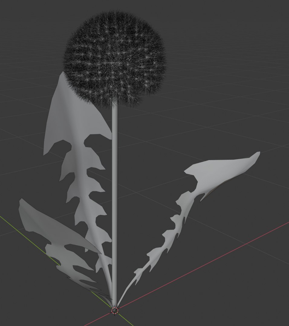 3D dandelion model - TurboSquid 1716801