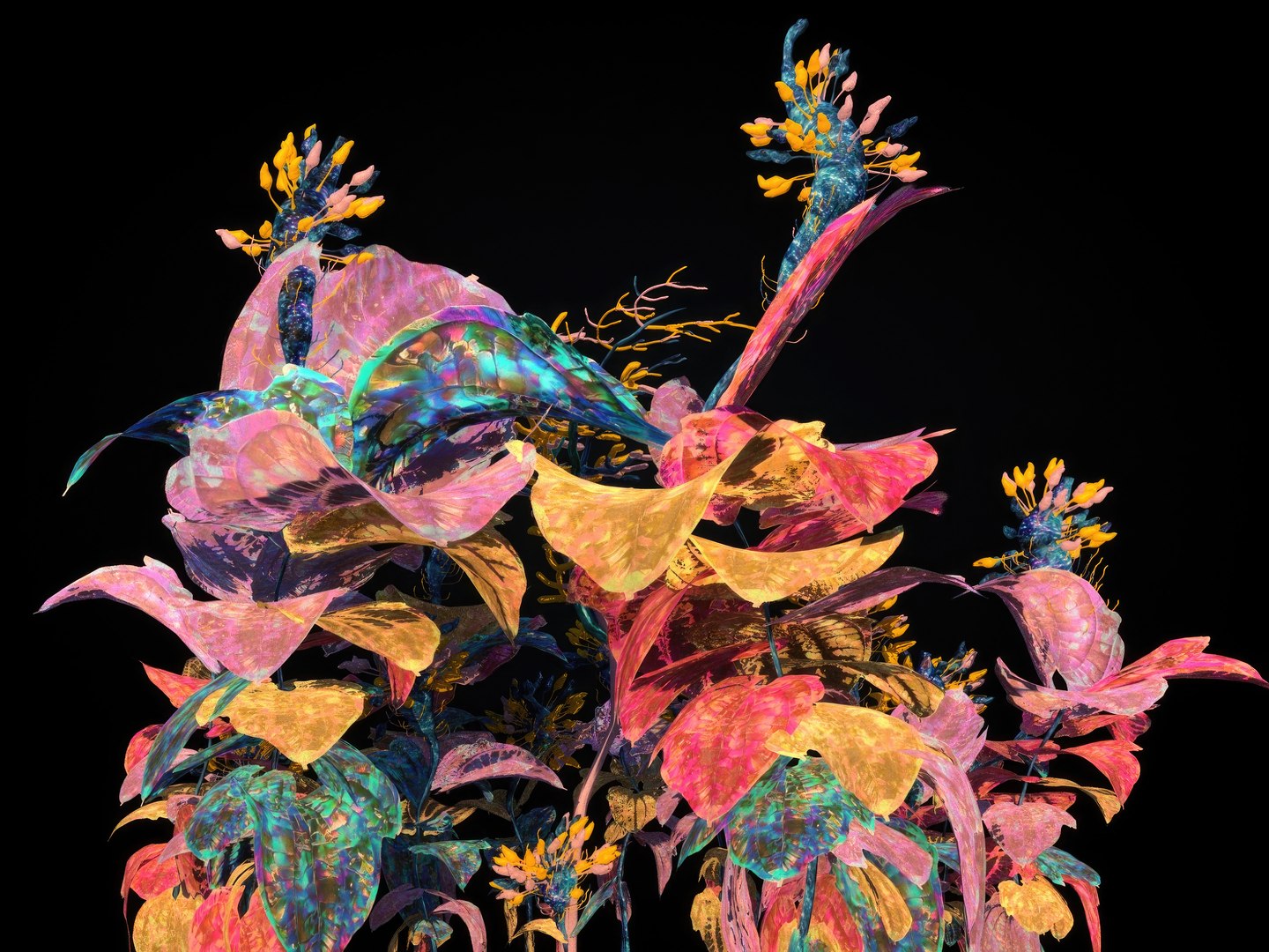 Pandora Flower 3D Model - TurboSquid 1510261