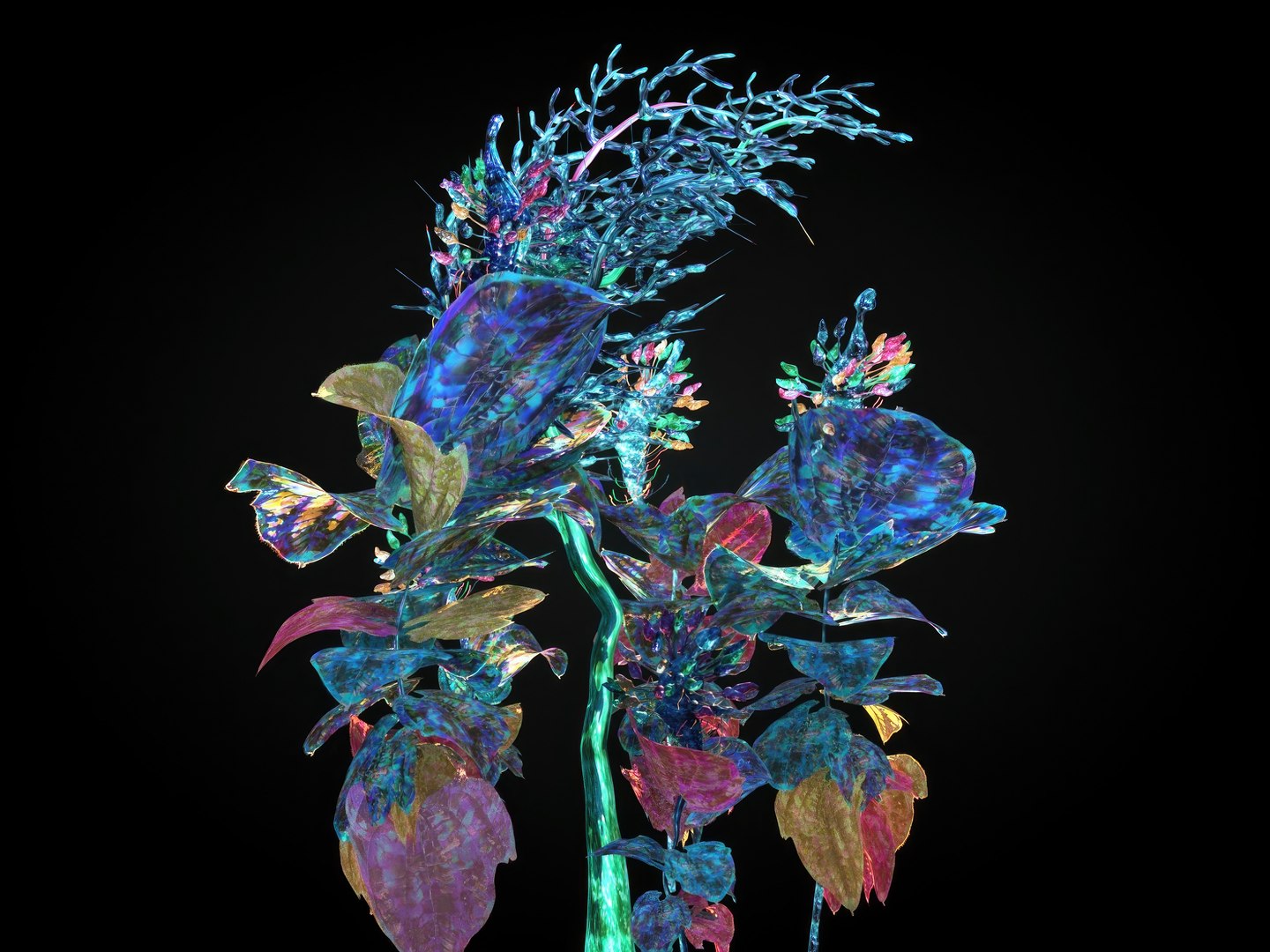 Pandora Flower 3D Model - TurboSquid 1510261