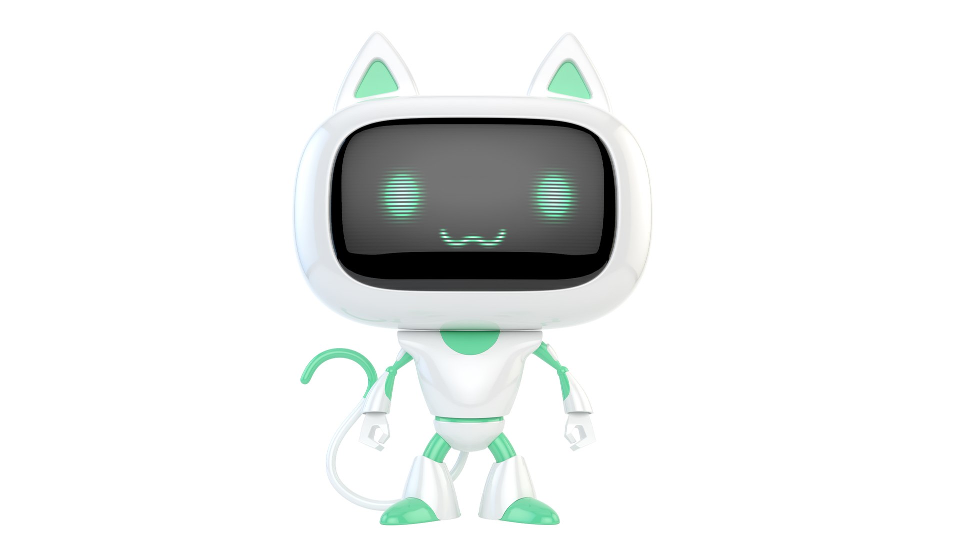 3D Robot Cat - TurboSquid 1657621