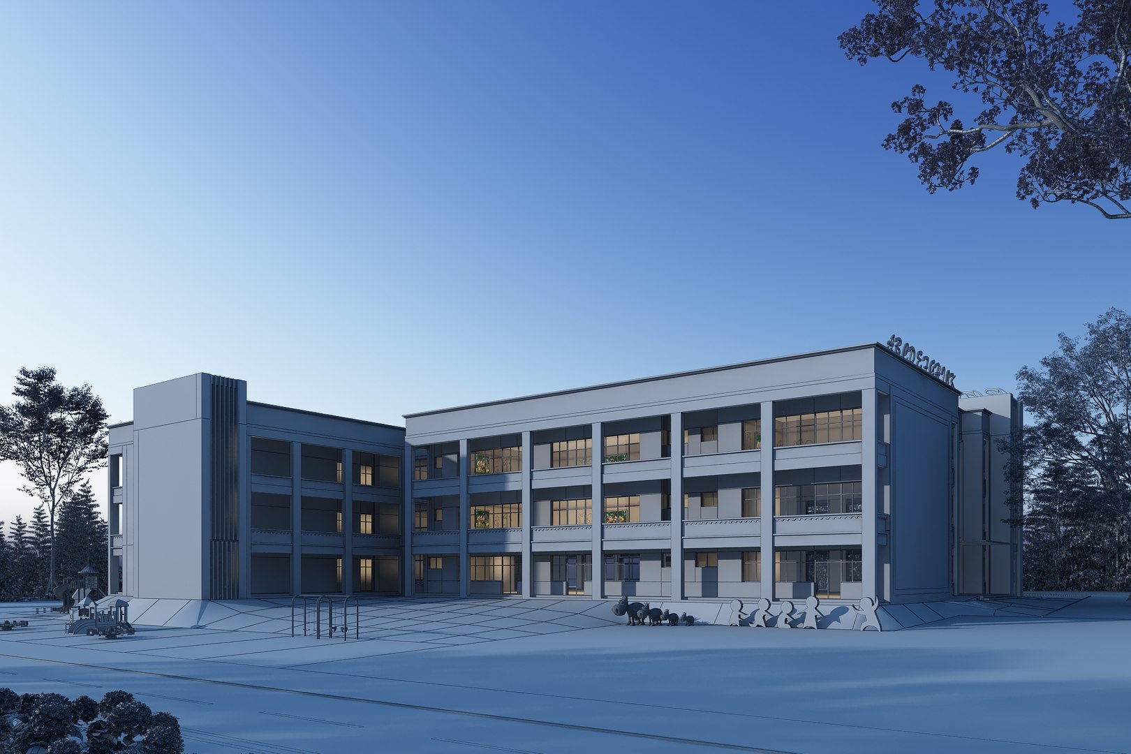 3D Classroom Building Model - TurboSquid 2124388