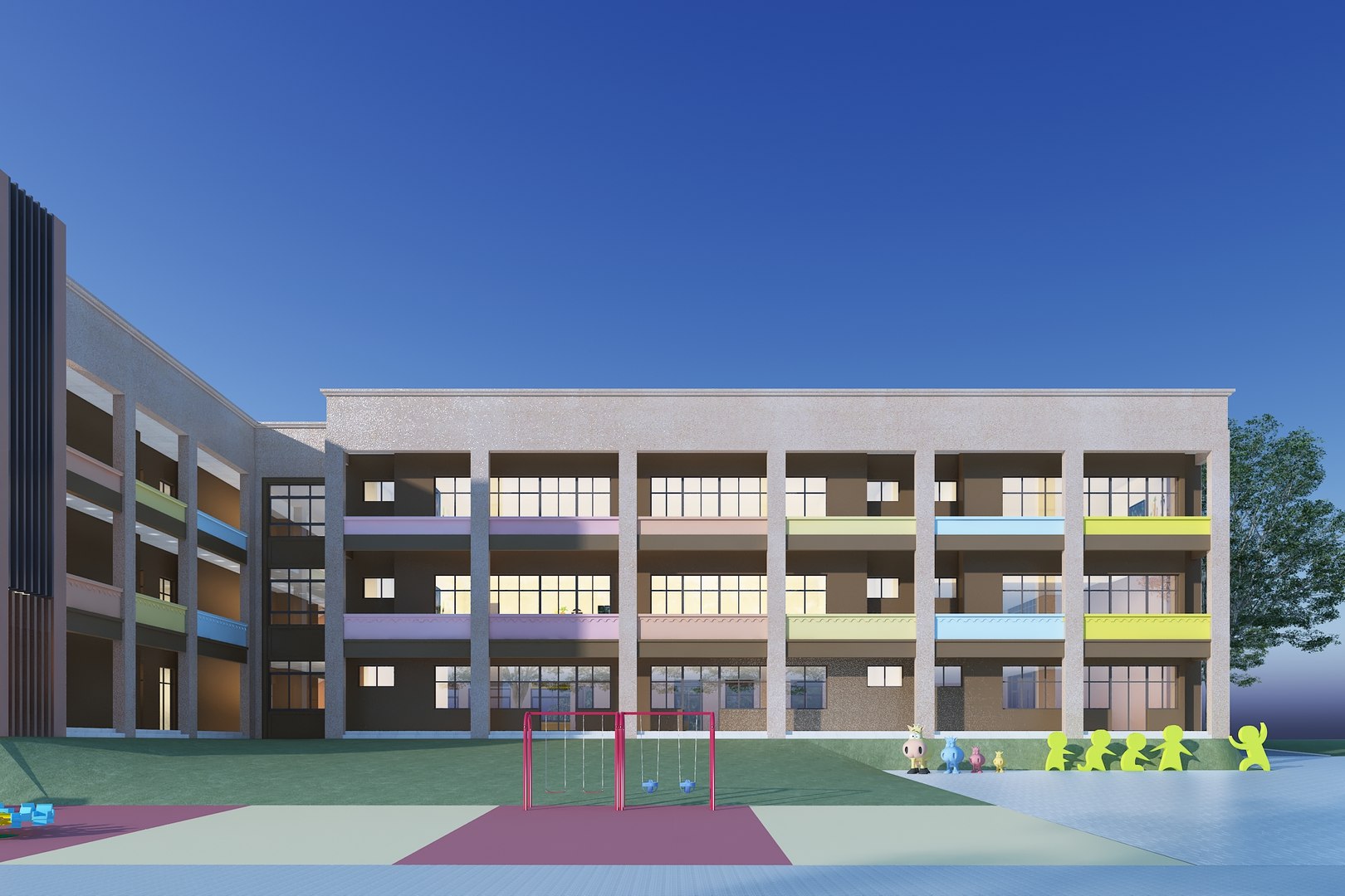 3D Classroom Building Model - TurboSquid 2124388