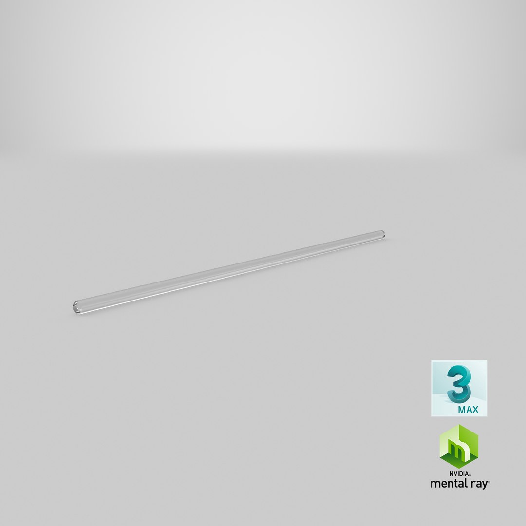 Glass Stirring Rod 02 Big 3D model - TurboSquid 2001575