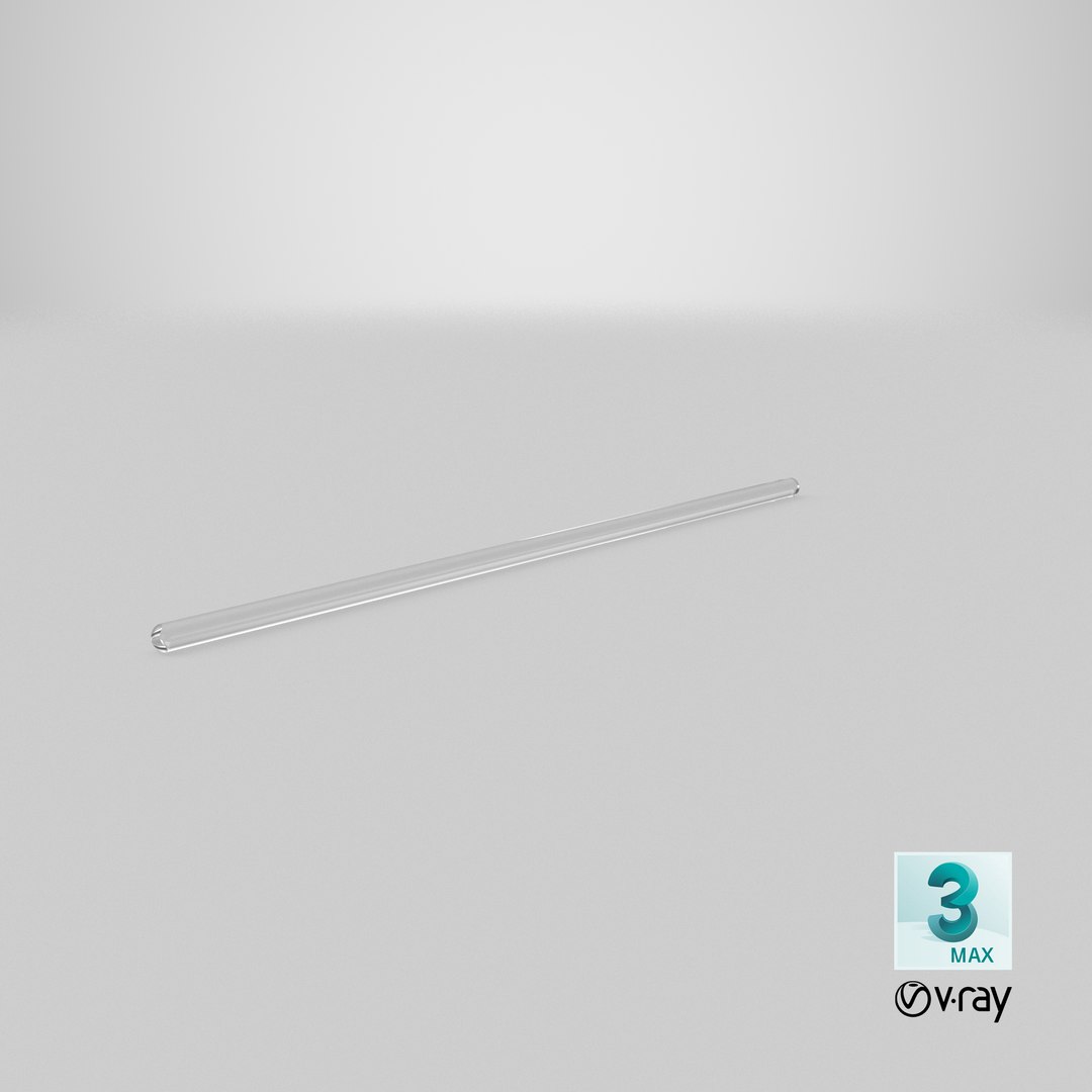 Glass Stirring Rod 02 Big 3D model - TurboSquid 2001575