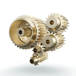3ds max gears