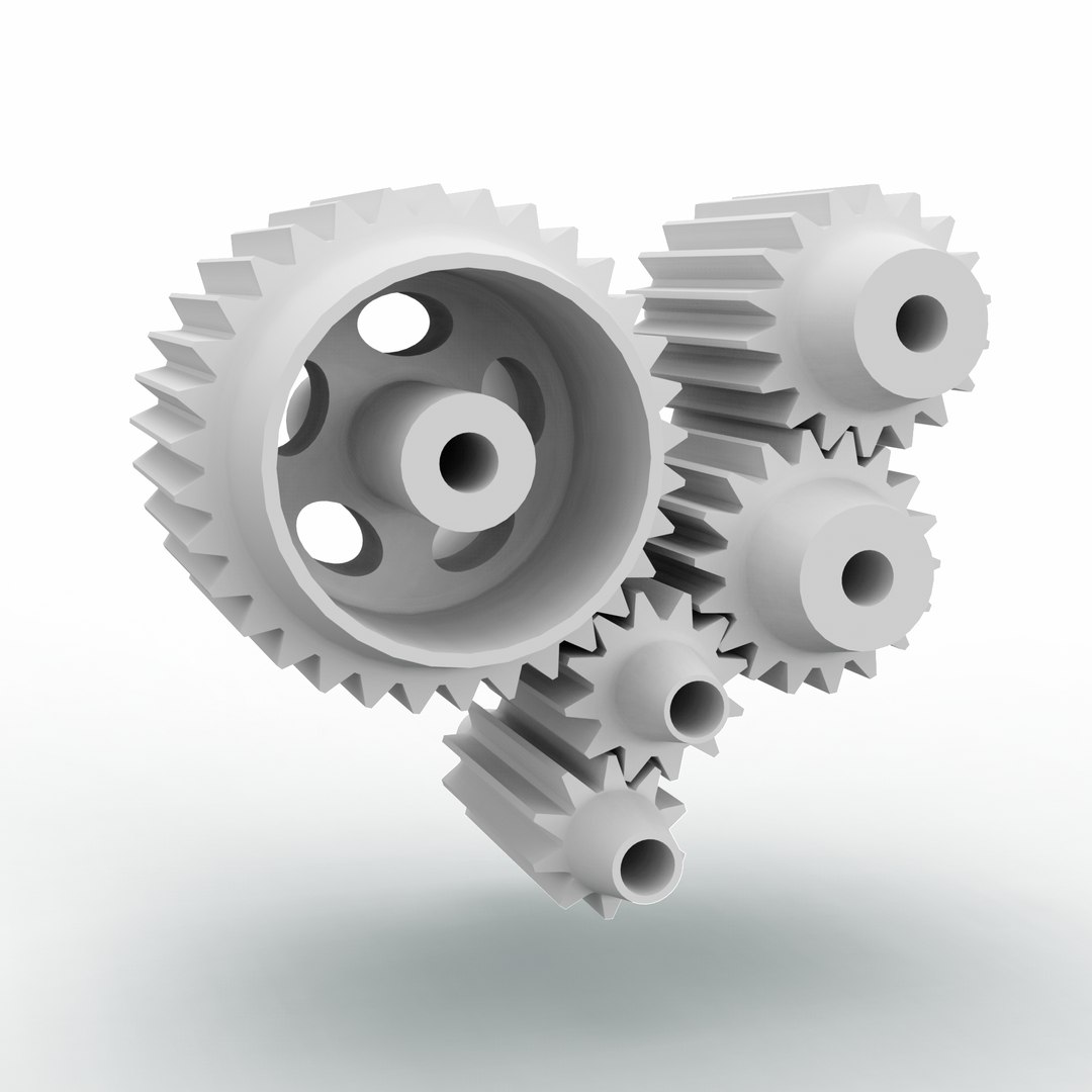 Gears Cogs 3D Model - TurboSquid 1373533
