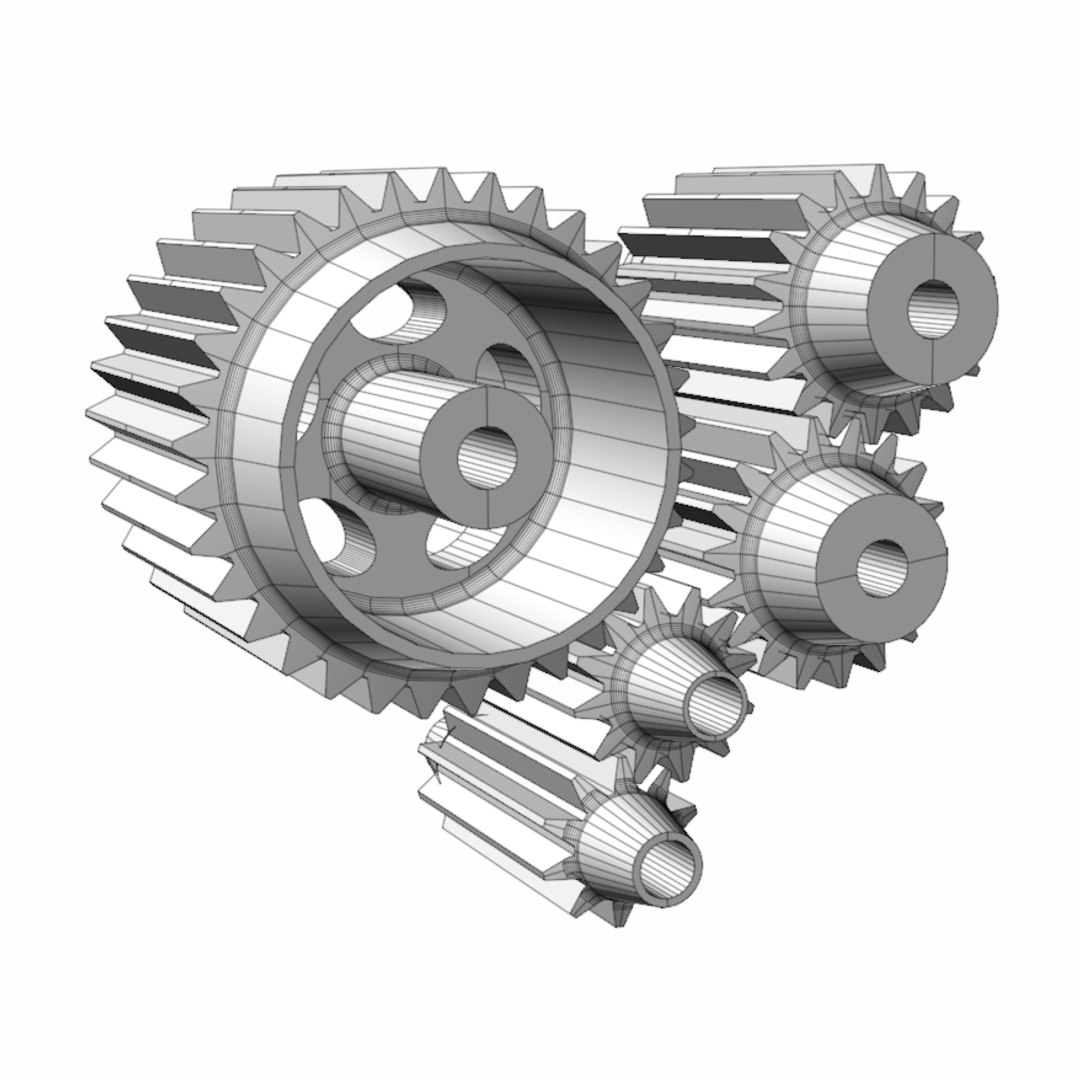 Gears Cogs 3D Model - TurboSquid 1373533