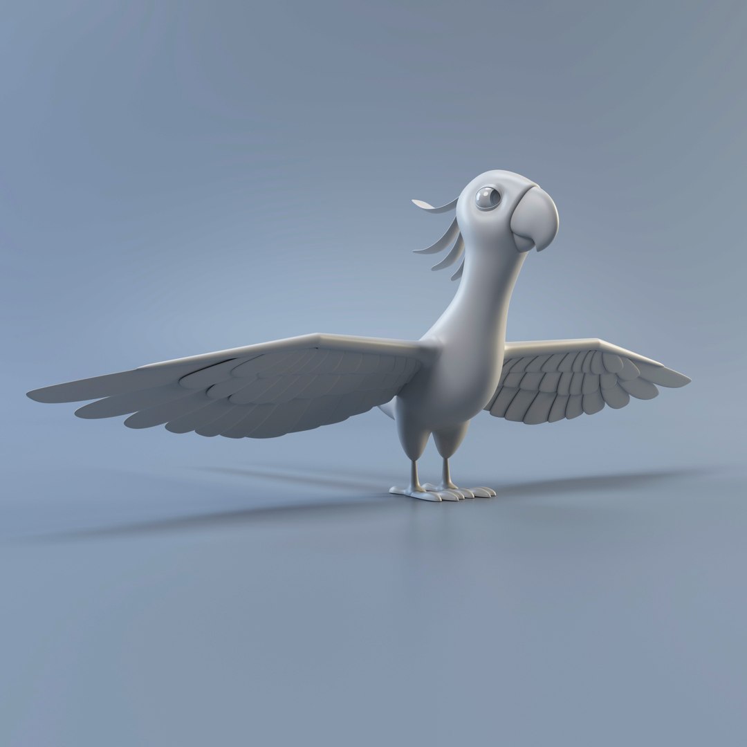 Macawcartoon 3D - TurboSquid 1947656