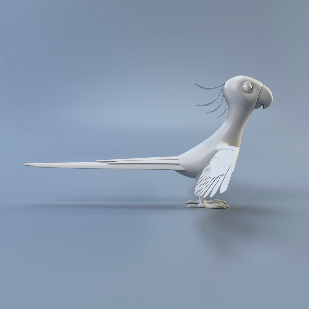 Macawcartoon 3D - TurboSquid 1947656